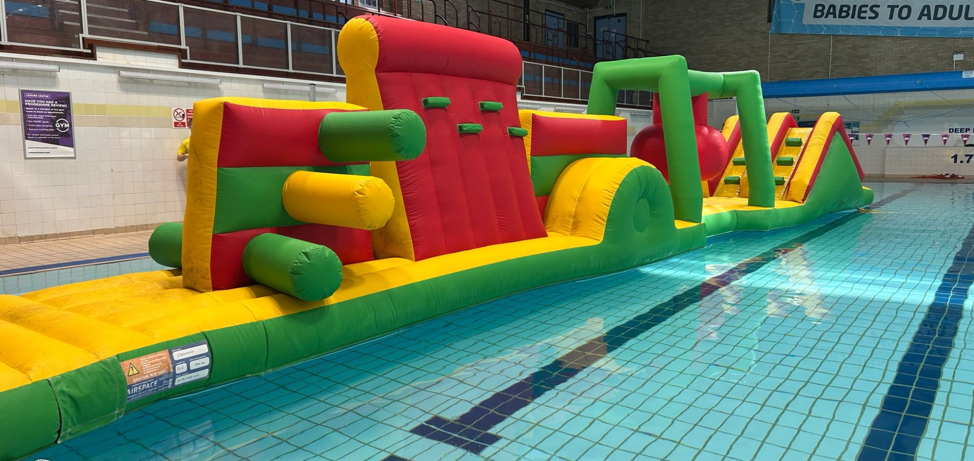 Inflatable Sessions in Penarth - Penarth Leisure Centre | LeisureCentre.com
